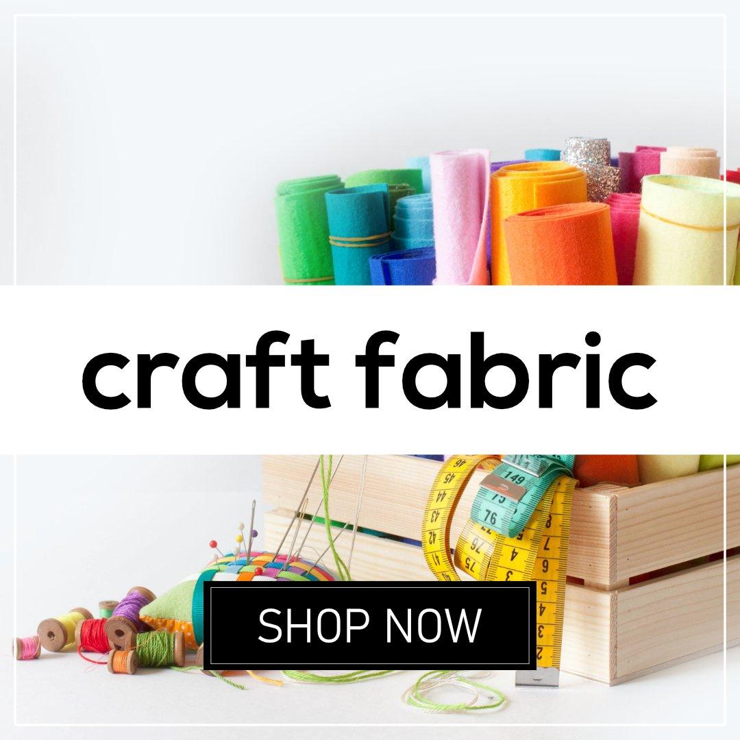 Craft Fabrics - Fleece, Satin, Jersey & More | Fast UK Shipping – Pound ...