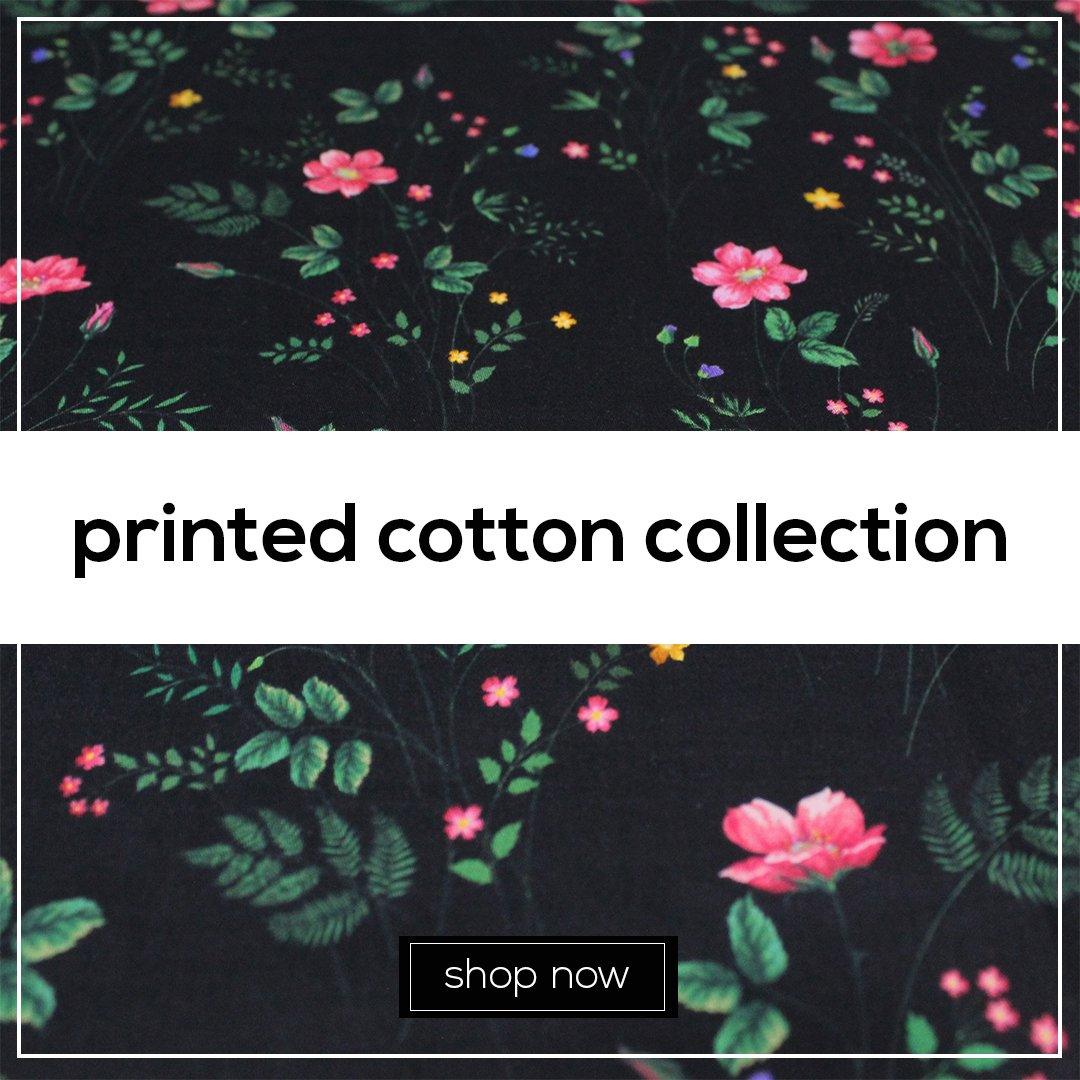 Printed Cotton Fabrics | Plain, Patterned & Printed Designs – Pound A Metre