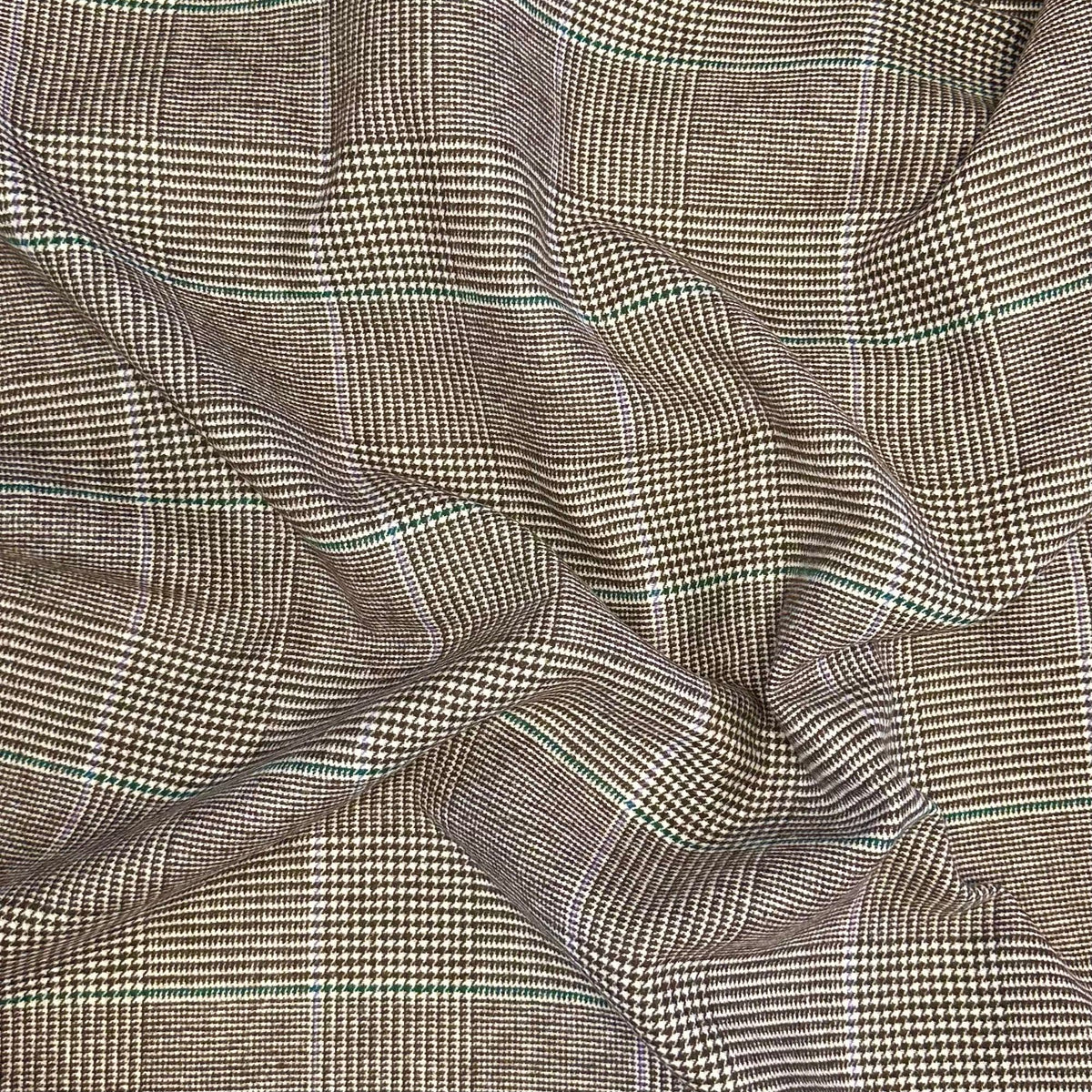 3 Metres Premium Wool Rich Fabric 55" Wide (Checks) – Pound A Metre