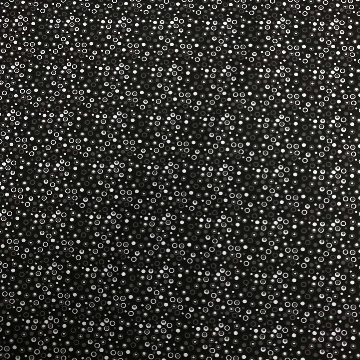 Per Metre Beautiful Digitally Printed 100% Cotton- 45" Wide (Dots ...